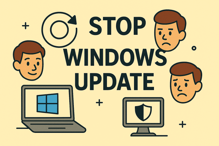 How to Stop Windows Update (Permanent & Temporary Methods)