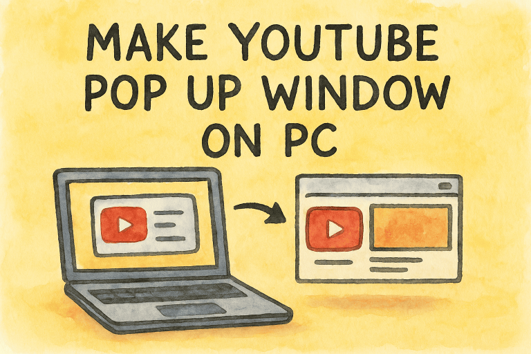 YouTube Pop-Up Window on PC: Easy Step-by-Step Guide