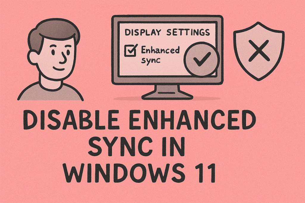 How to Disable Enhanced Sync in Windows 11 Laptop